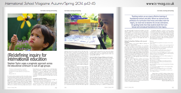 Defining Inquiry (again) – Wayfinder Learning Lab – Stephen Taylor